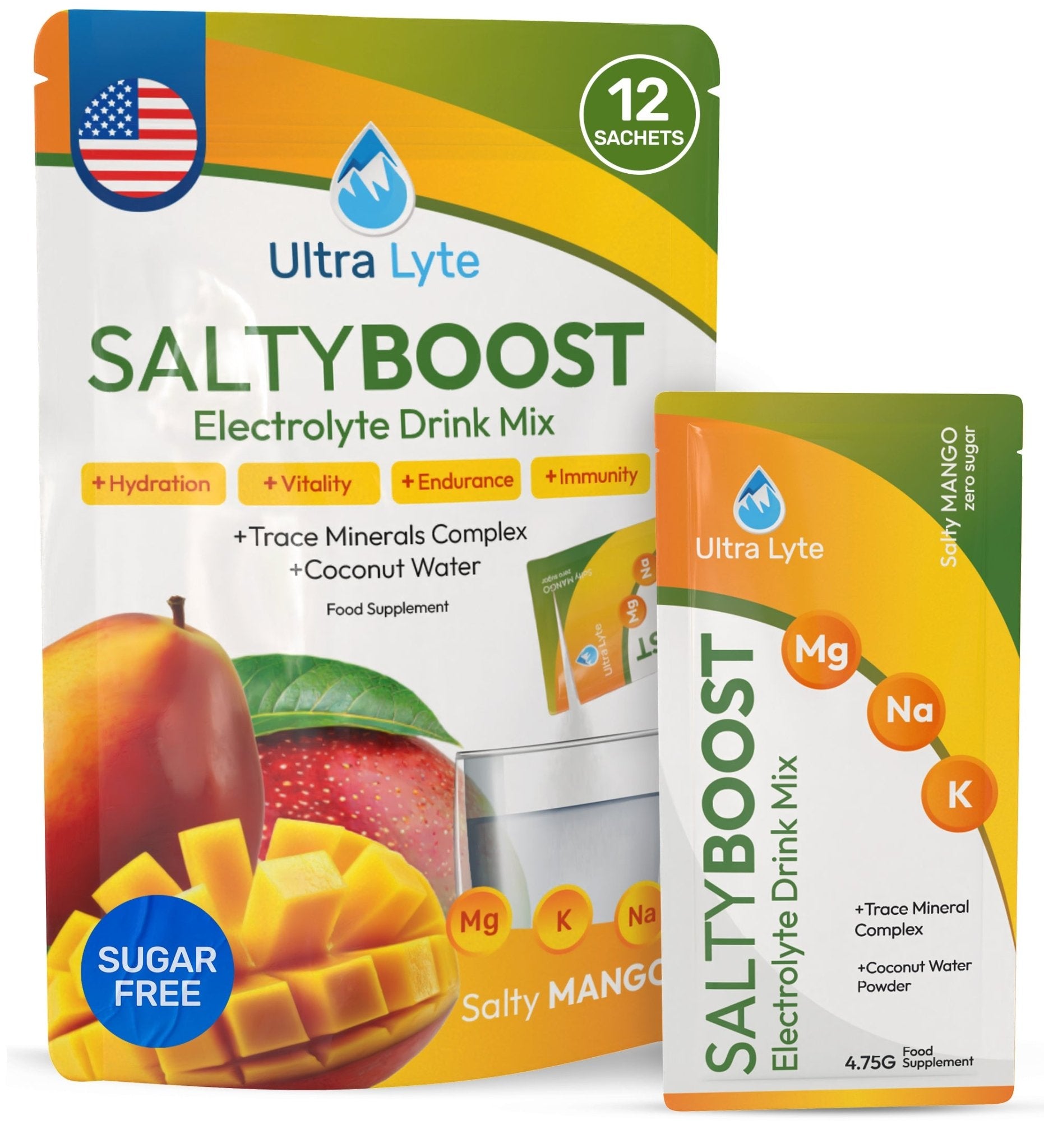 Ultra Lyte SaltyBoost Mango Sachets