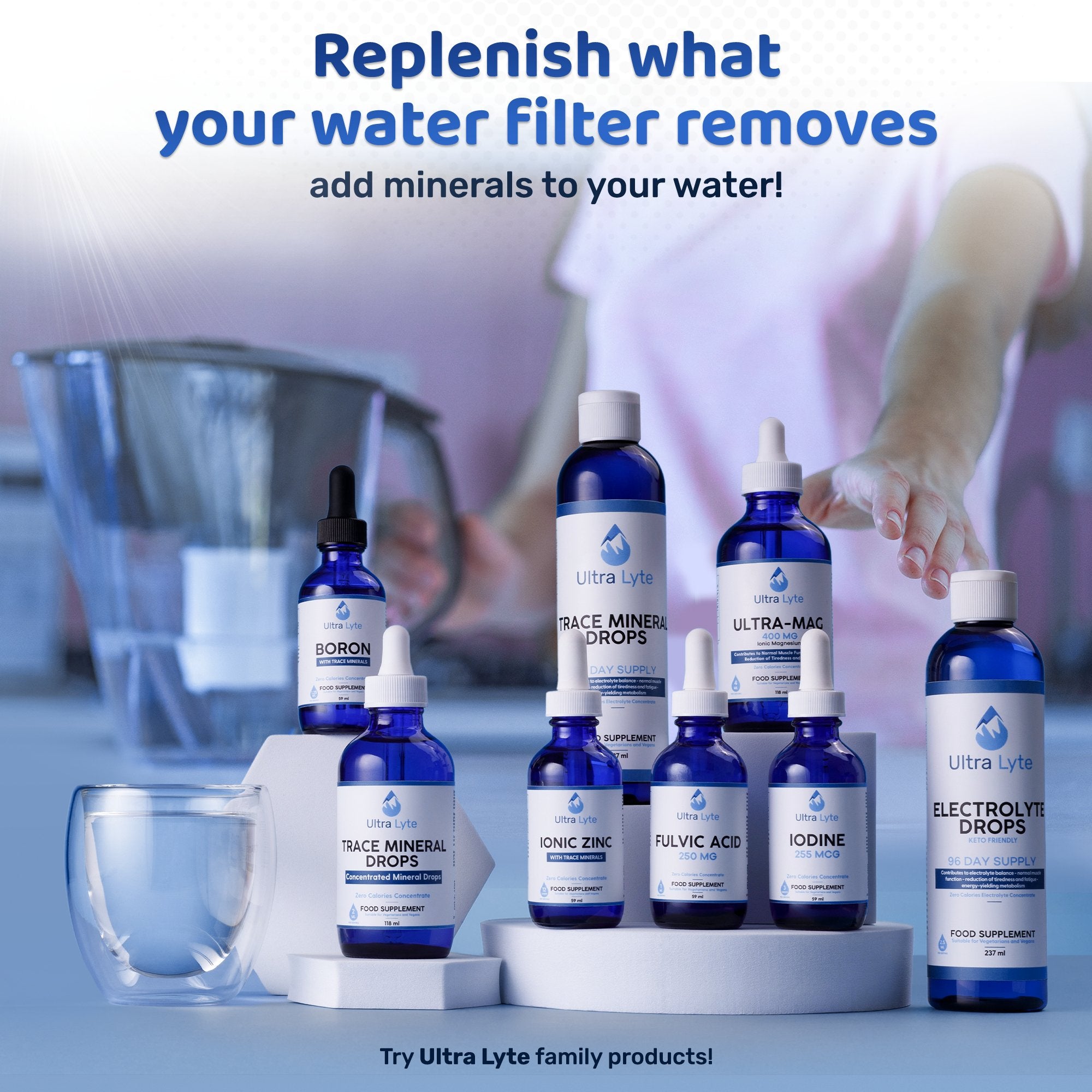 Ultra Lyte Electrolyte Drops 237ml - Rapid Rehydration