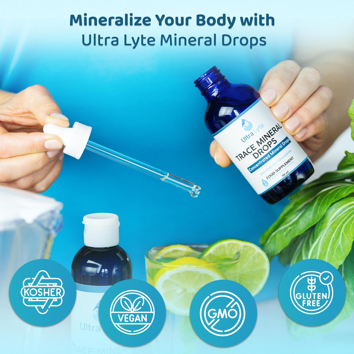 Ultra Lyte Trace Mineral Drops from Utah Sea Lake USA