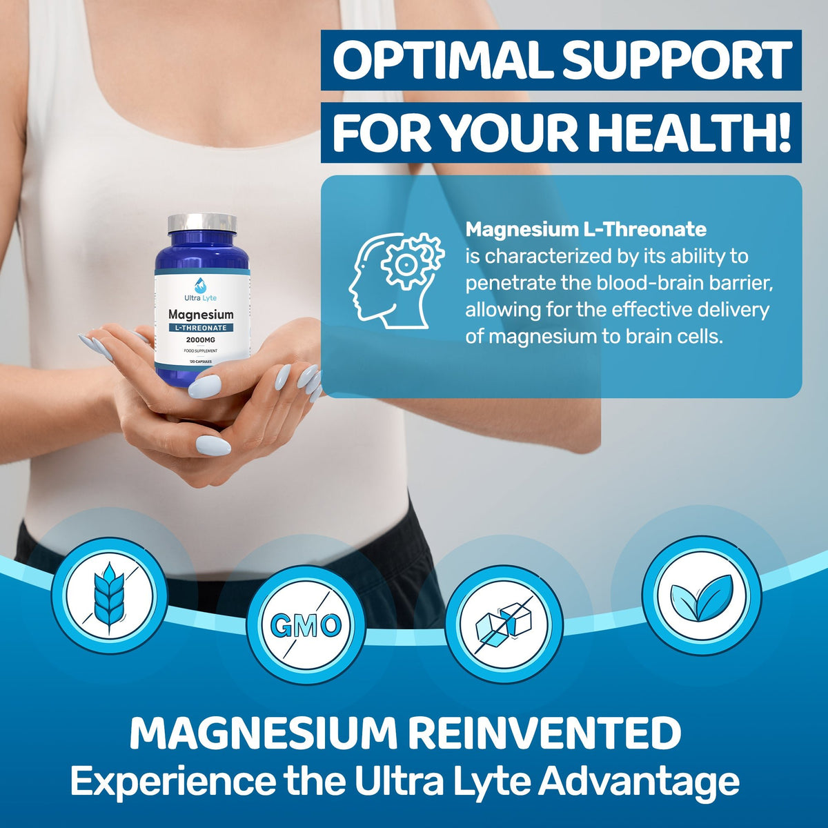 Ultra Lyte Magnesium L-Threonate – 2000mg